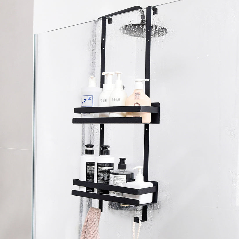 Dusjhylle, sort metall | Oppbevaring - Lindas Dekor